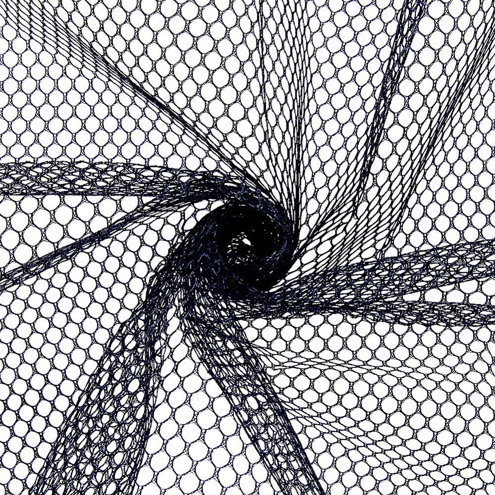 59 Inch Black Mesh Fabric By the Yard Polyester Soft Netting Tulle ...