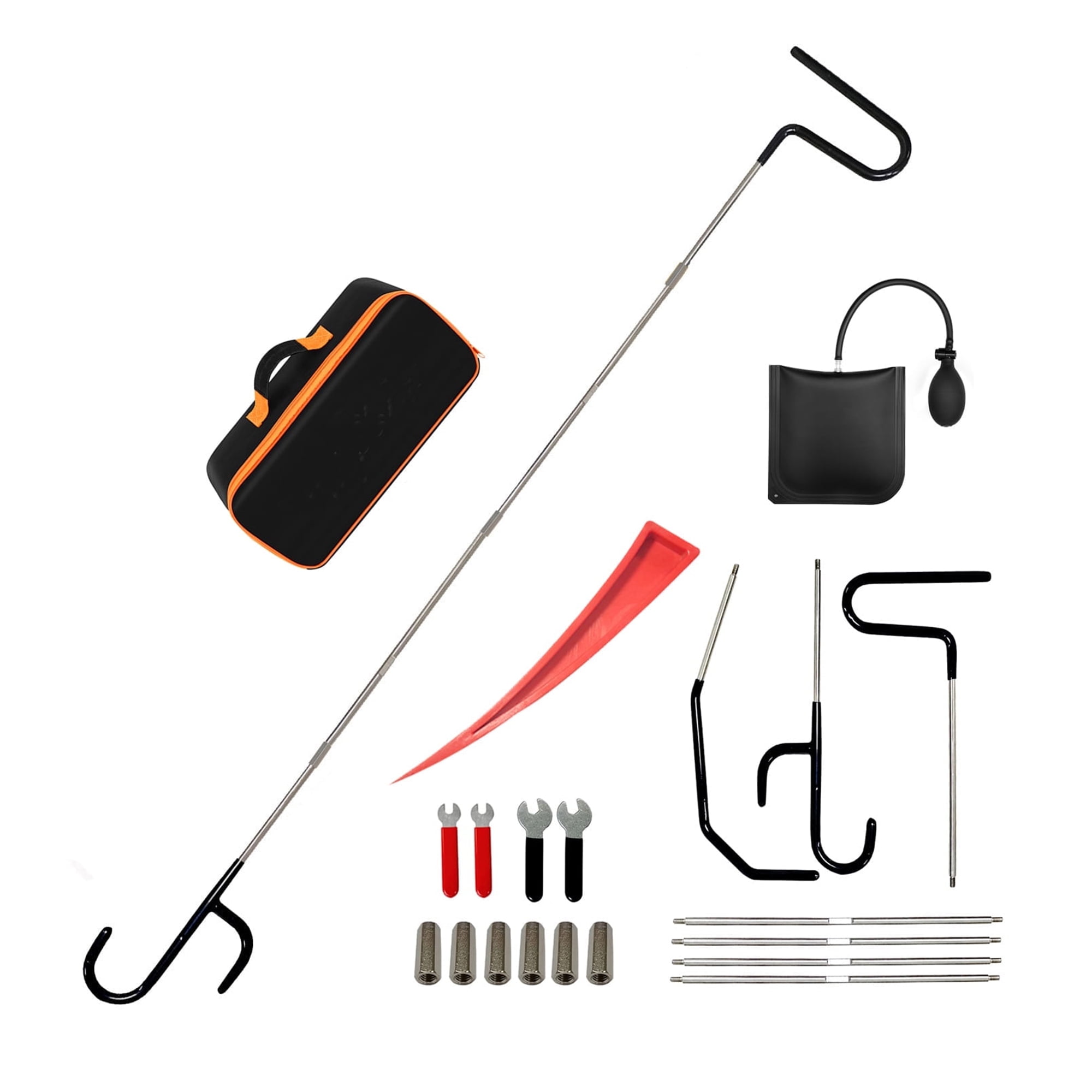 59-Inch Long Reach Outdoor Steel Wheel Puller, Heavy-Duty Fifth Wheel ...