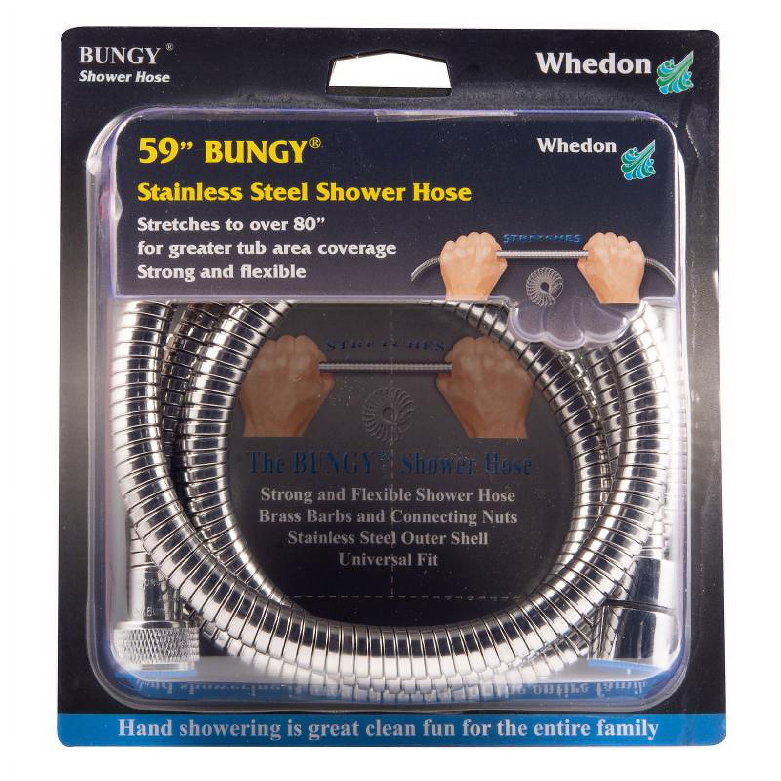 59" MTL STRTCH SHWR HOSE (Pack of 1) - Walmart.com