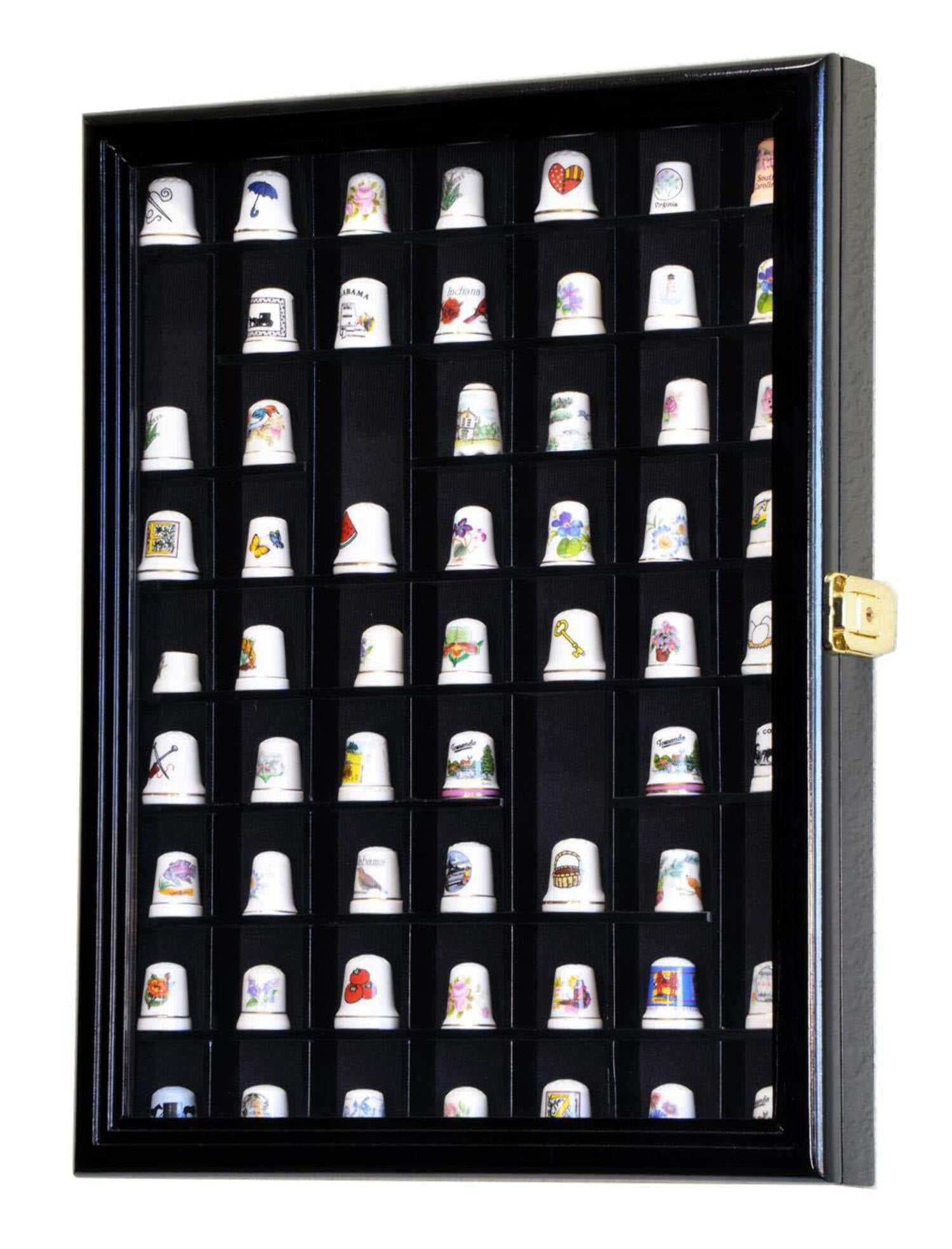 59 Opening Thimble / Small Miniature Display Case Cabinet - Walmart.com