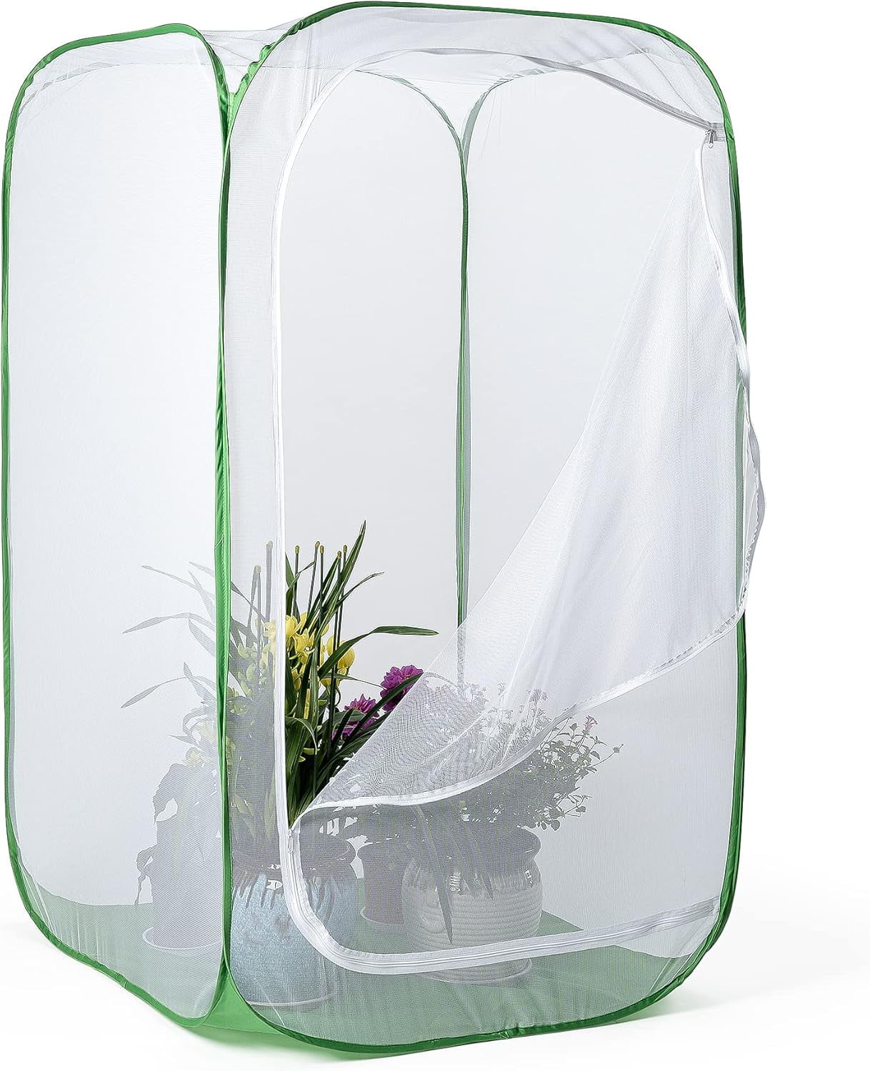 59" Outdoor Mesh Plant Enclosure, Mesh Plant Cover for Pests, Bird and ...