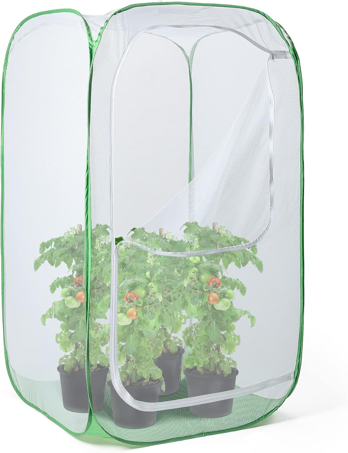 59" Outdoor Mesh Plant Enclosure, Mesh Plant Cover for Pests, Bird and ...