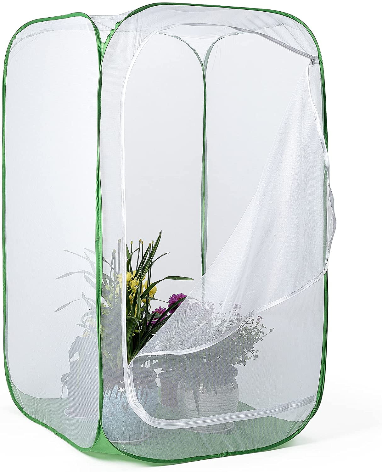 59" Outdoor Mesh Plant Enclosure, Mesh Plant Cover for Pests, Bird and ...