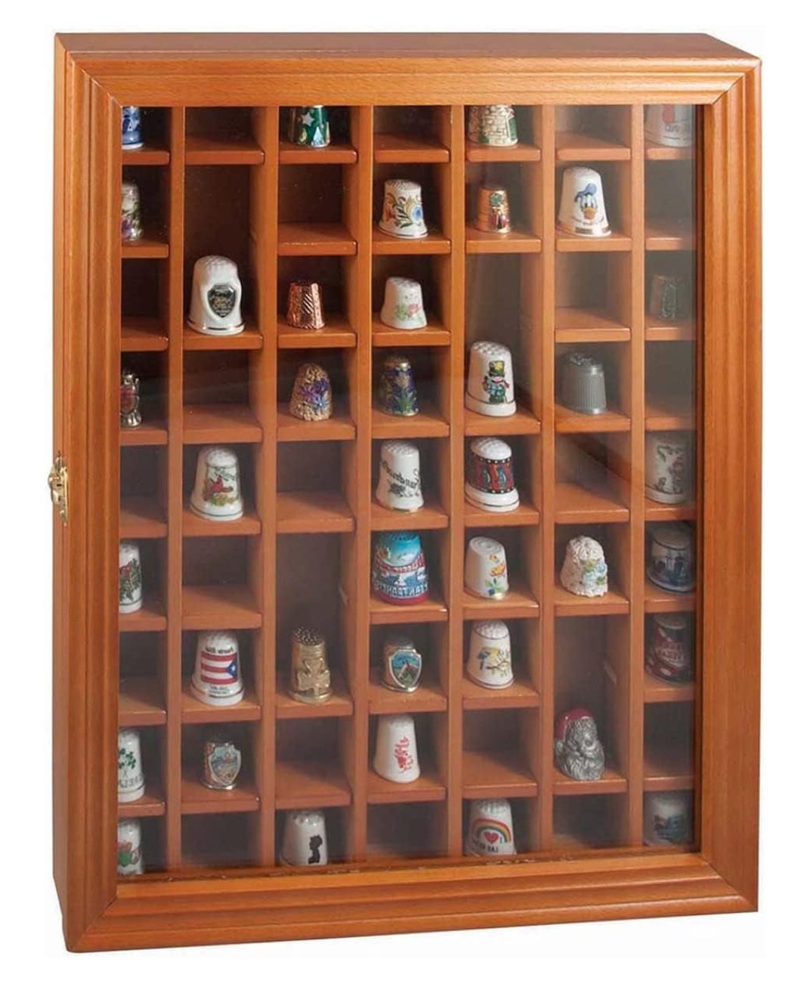 59-Thimble Deluxe Thimble Case with Glass Door Accessory - Walmart.com