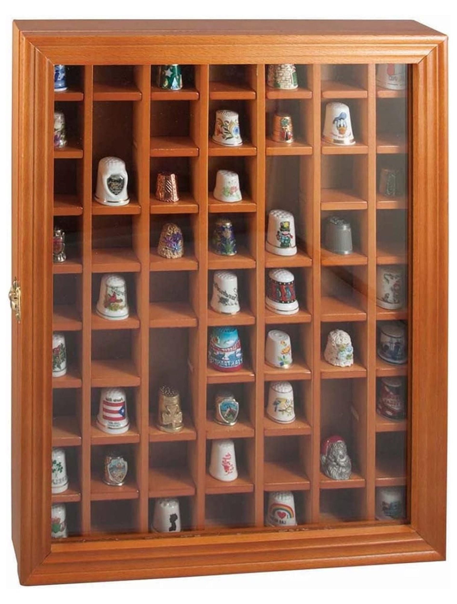 59-Thimble Deluxe Thimble Case with Glass Door Accessory - Walmart.com