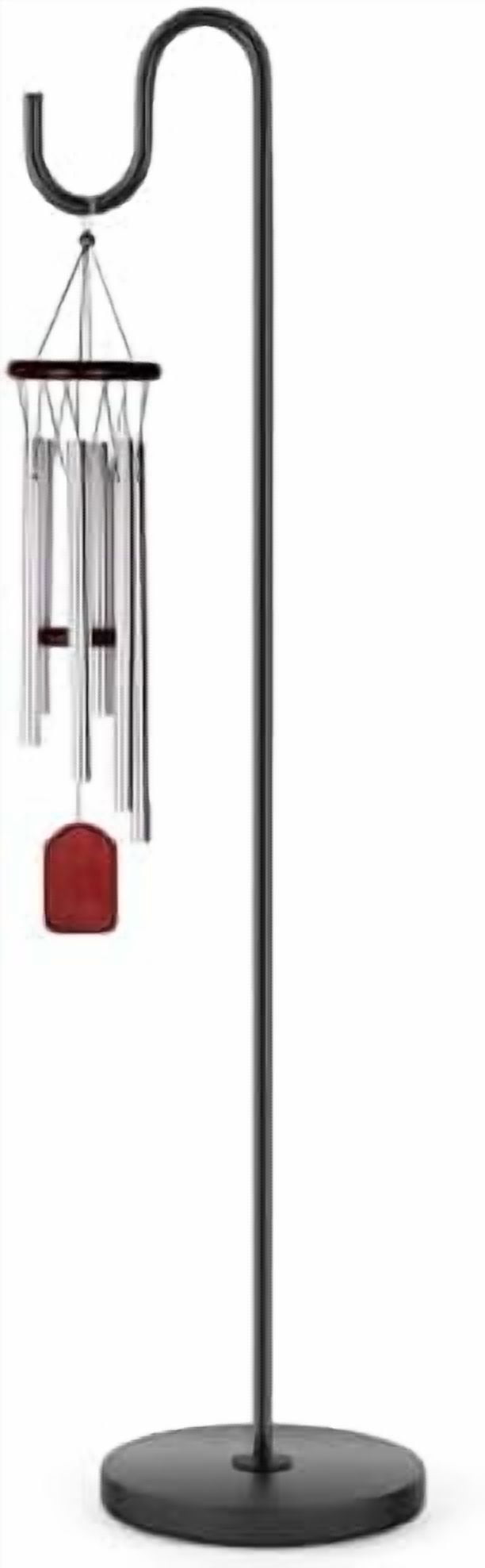 59" Wind Chime Stand, Hanging Plant Stand, Hummingbird Feeder Stand ...
