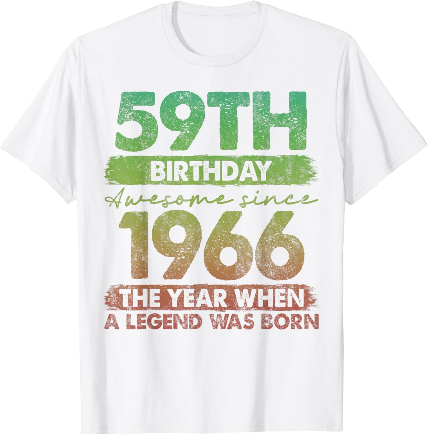 59 Year Old Gifts Vintage 1966 Limited Edition 59th Birthday T-Shirt ...