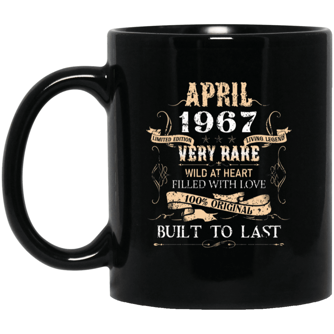 59 Years Old 59Th Birthday Vintage April 1967 Bday Gift Coffee Mug ...