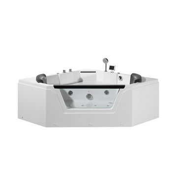 MediTub 30x60 Free Standing Walk-In Tub, Right Drain, White Whirlpool ...