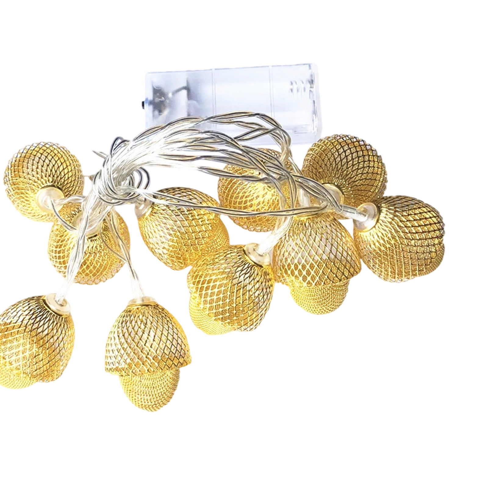 59 inch Christmas Hazelnut Pinecone Light String Thanksgiving Party ...