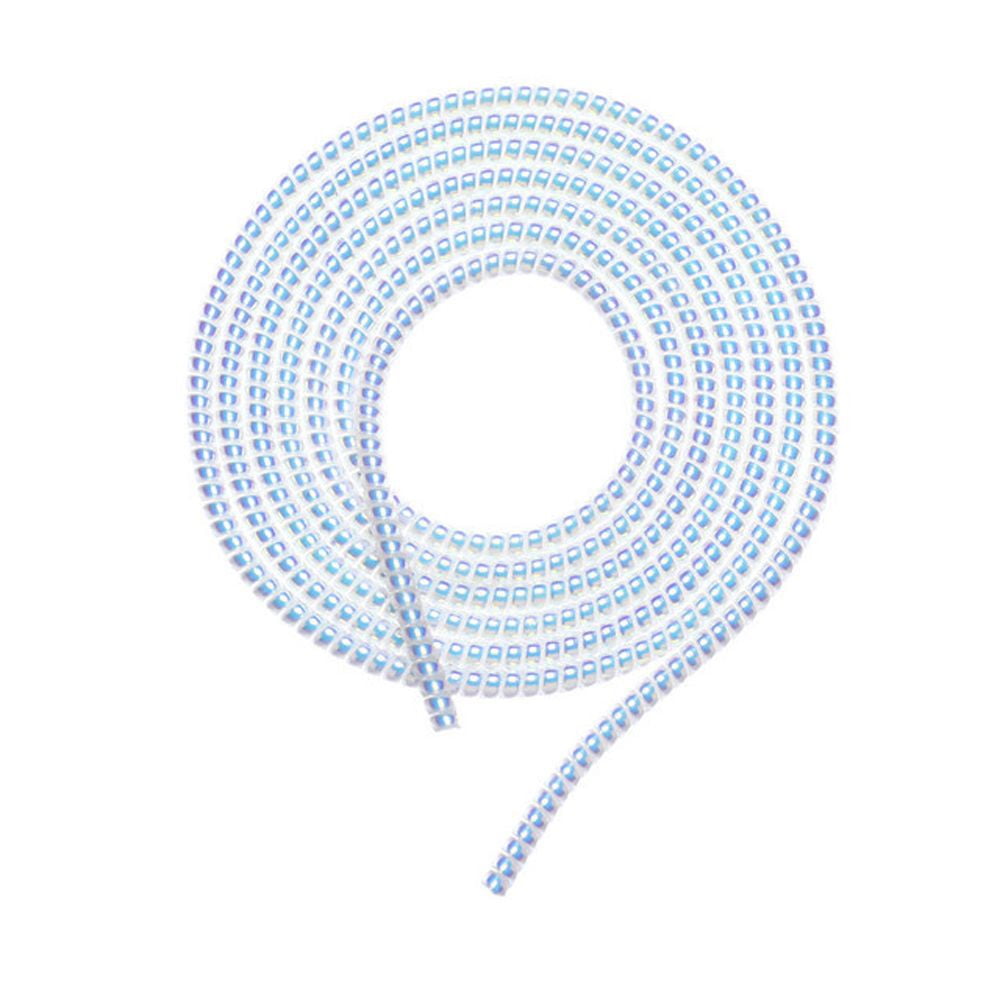 59 inch Laser Color Spiral Cable Protector Sleeve USB Charging Cable ...