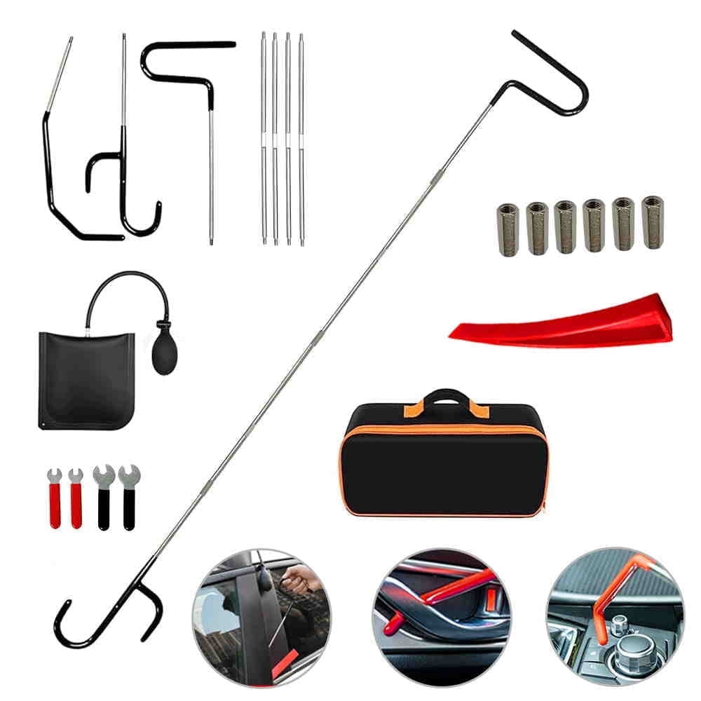 Vehookin Long Reach Tool Kit - 59-Inch Steel Wheel Puller with Fifth ...