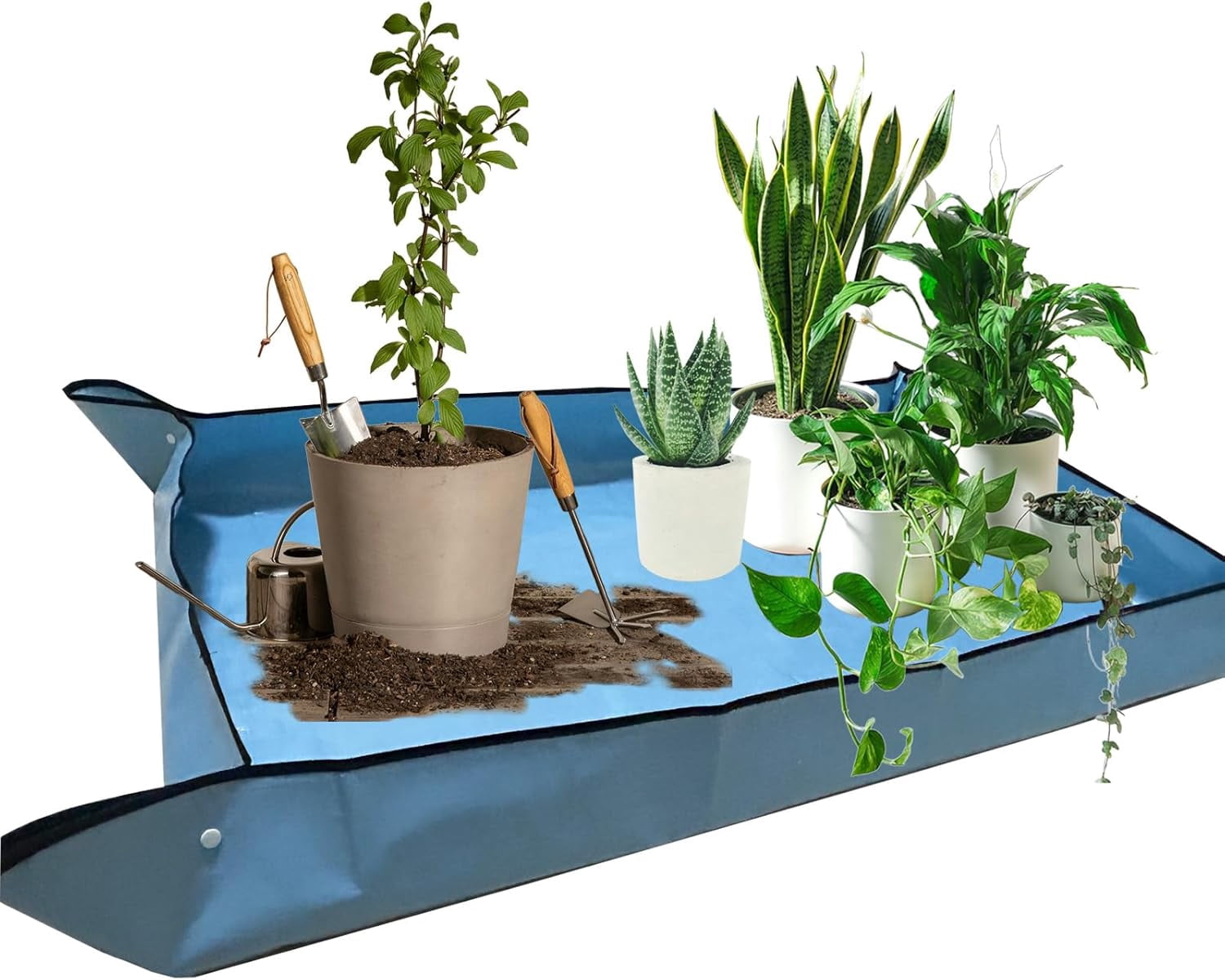 59" x 39" Extra Large Plant Repotting Mat, Foldable Gardening Mat for ...