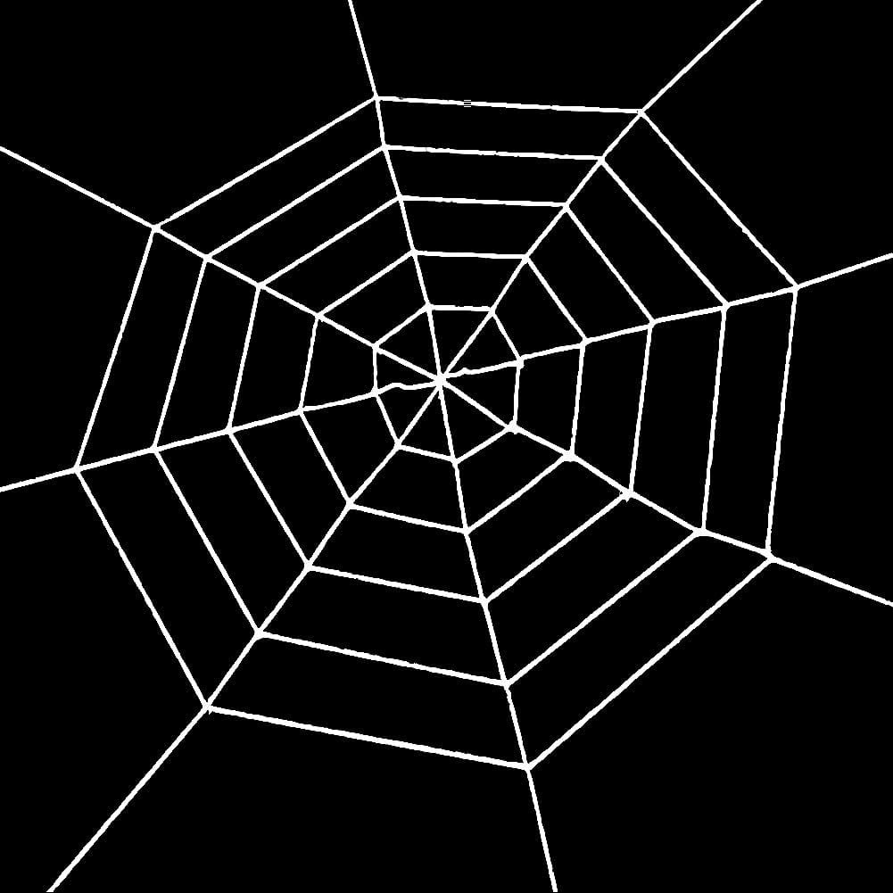 59 x 59 Inch Cob Web Decoration Haunted House Props White Cobweb String ...