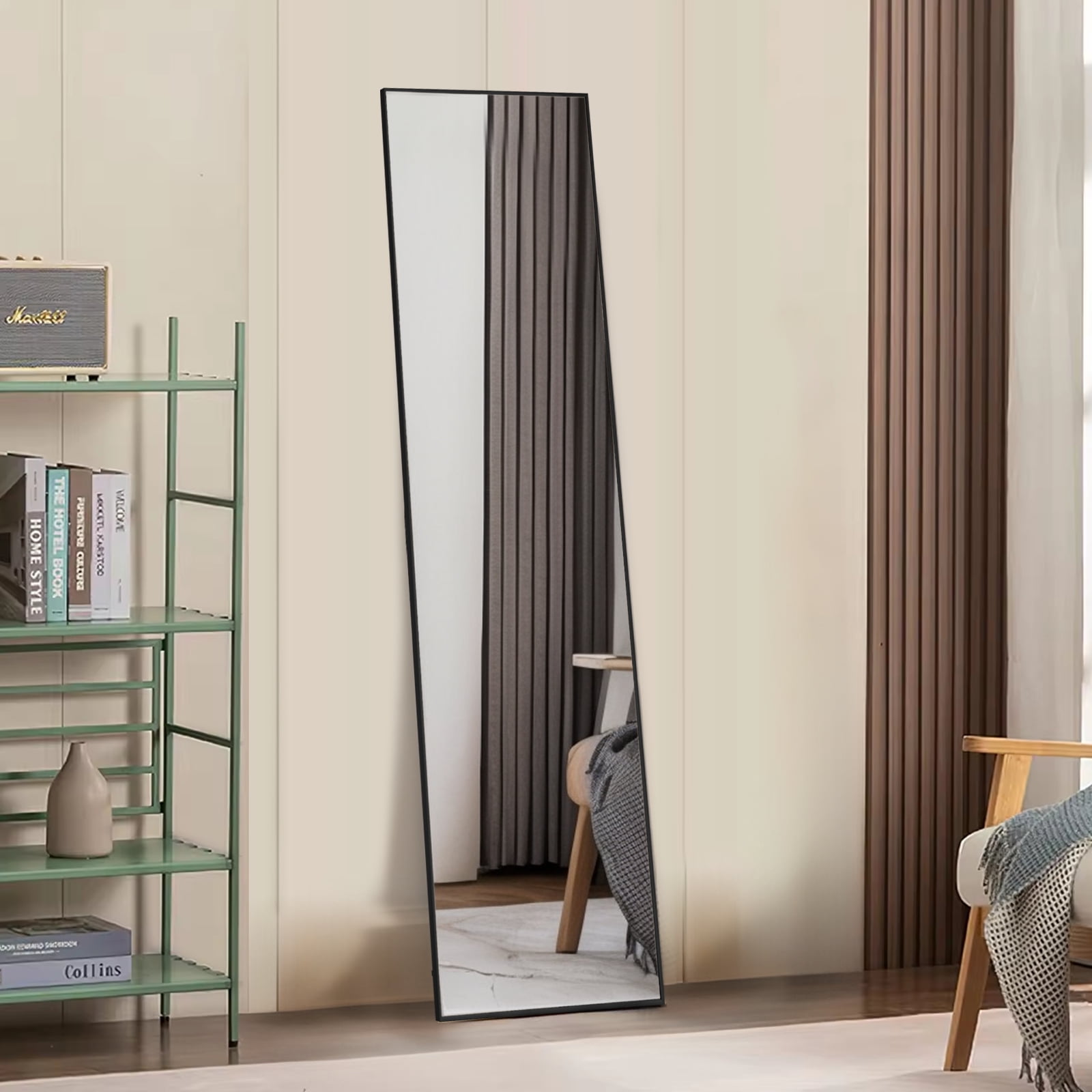 59"x16" Full Length Mirror Standing Rectangle Floor Mirrors Body ...