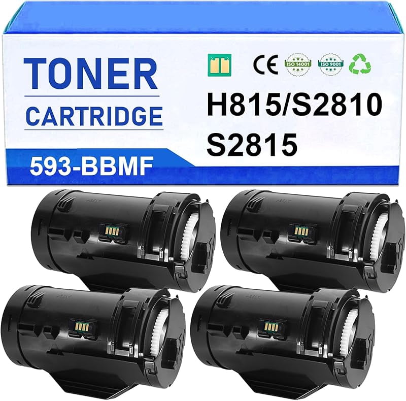 593-BBMF Toner Cartridge H815/S2815/S2810 Compatible for Dell H815dw ...