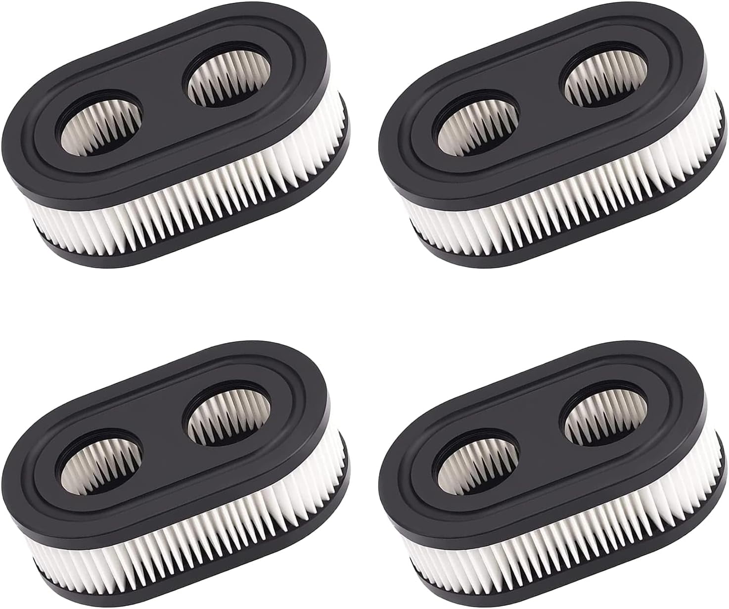 593260 Air Filter Lawn Mower with Carbon Pre-filter,4 Pack Replacement ...