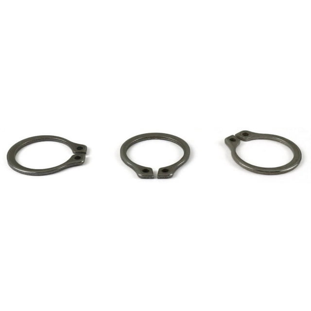 .594" External Style Retaining Rings / Stainless Steel - 100 Piece ...