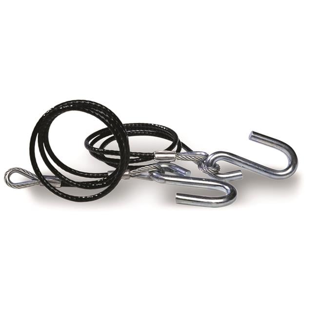 59541 Class III Hitch Cables - Black Vinyl Jacketed - Walmart.com