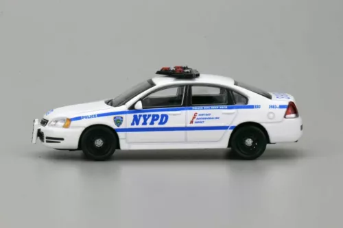 596 1:64 Chevrolet NYPD New York Police Car Model Diecast Metal Car ...