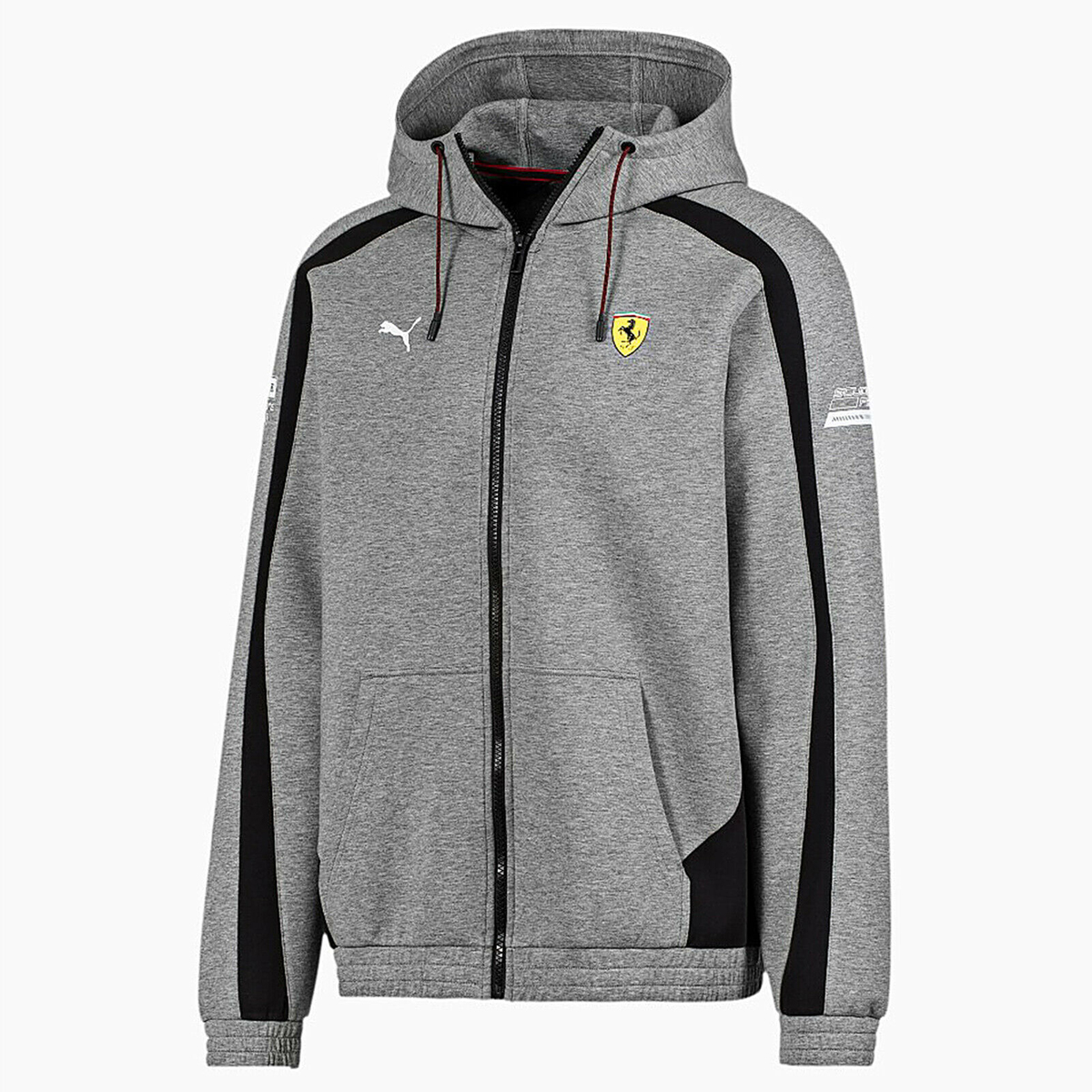 [596145-03] Mens Puma SF Ferrari Hooded Sweat Jacket - Walmart.com