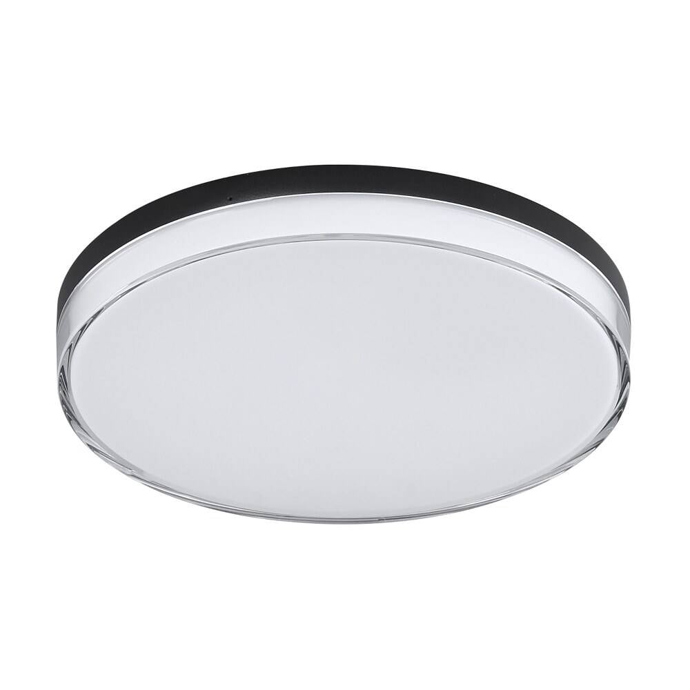 59764CLFTBK-Maxim Lighting-Edge - 25W 1 LED Flush Mount-1.5 Inches Tall ...