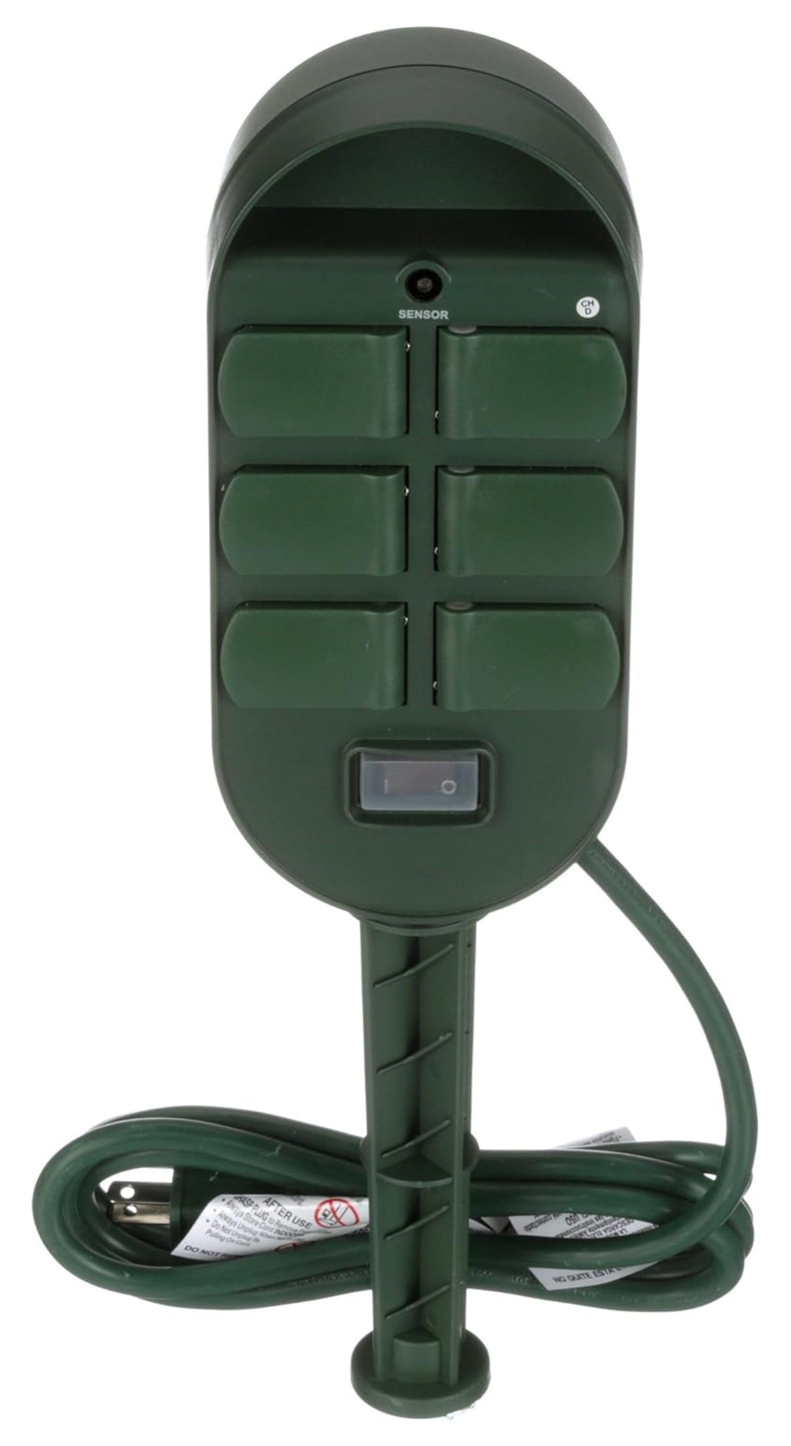 59785WD 6-Outlet Yard Stake Timer with Photocell and Wireless Control ...