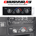 599-007 Climate Control Module Black Plastic Direct Fit for Chevy GMC ...
