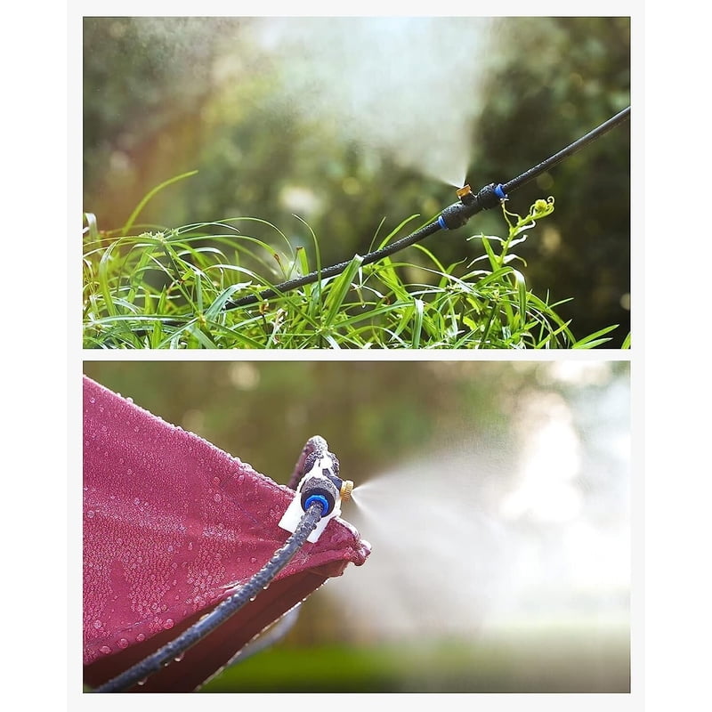 59FT Misting Cooling System – High-Pressure Outdoor Misting Line with ...