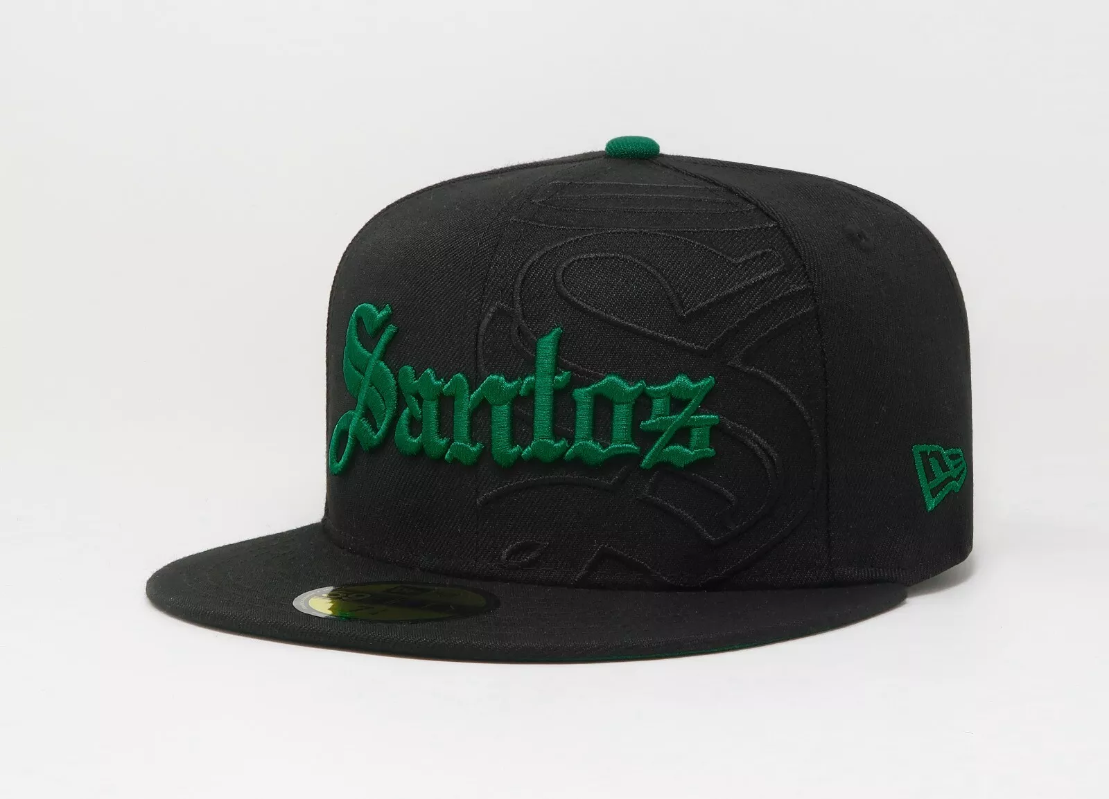 59Fifty Men Boys Hat Santos Laguna Soccer Club Grand Logo Black Cap ...
