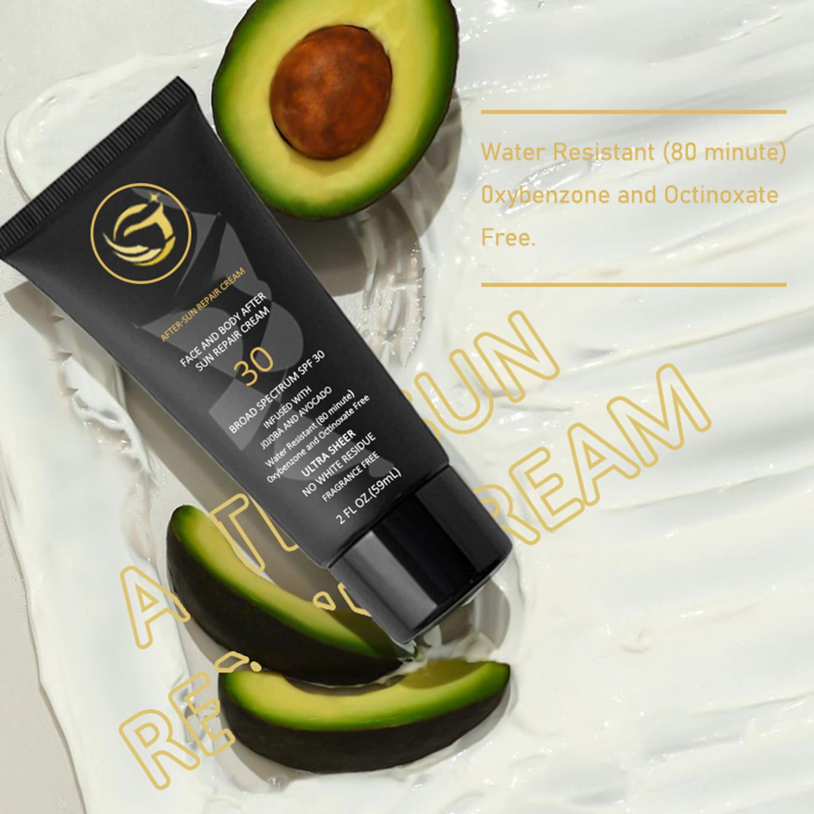 59ML Face & Body Moisturizing Sunscreen Lotion 30 No White For Melanin ...