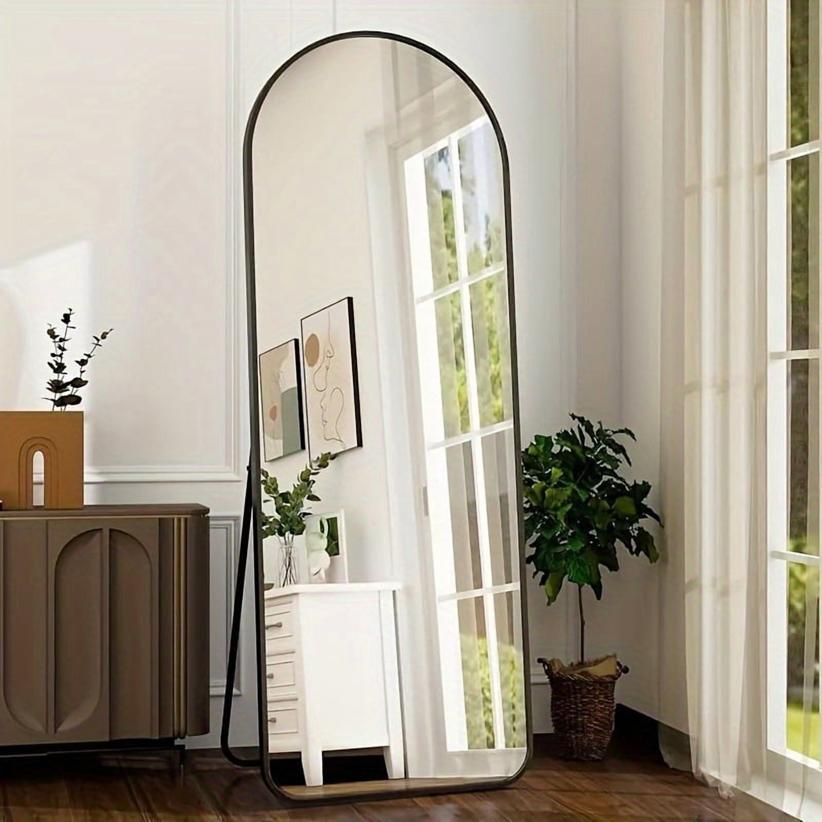 59x16 Arched Full Mirror, Vertical or Slanted Full Mirror, Thin ...