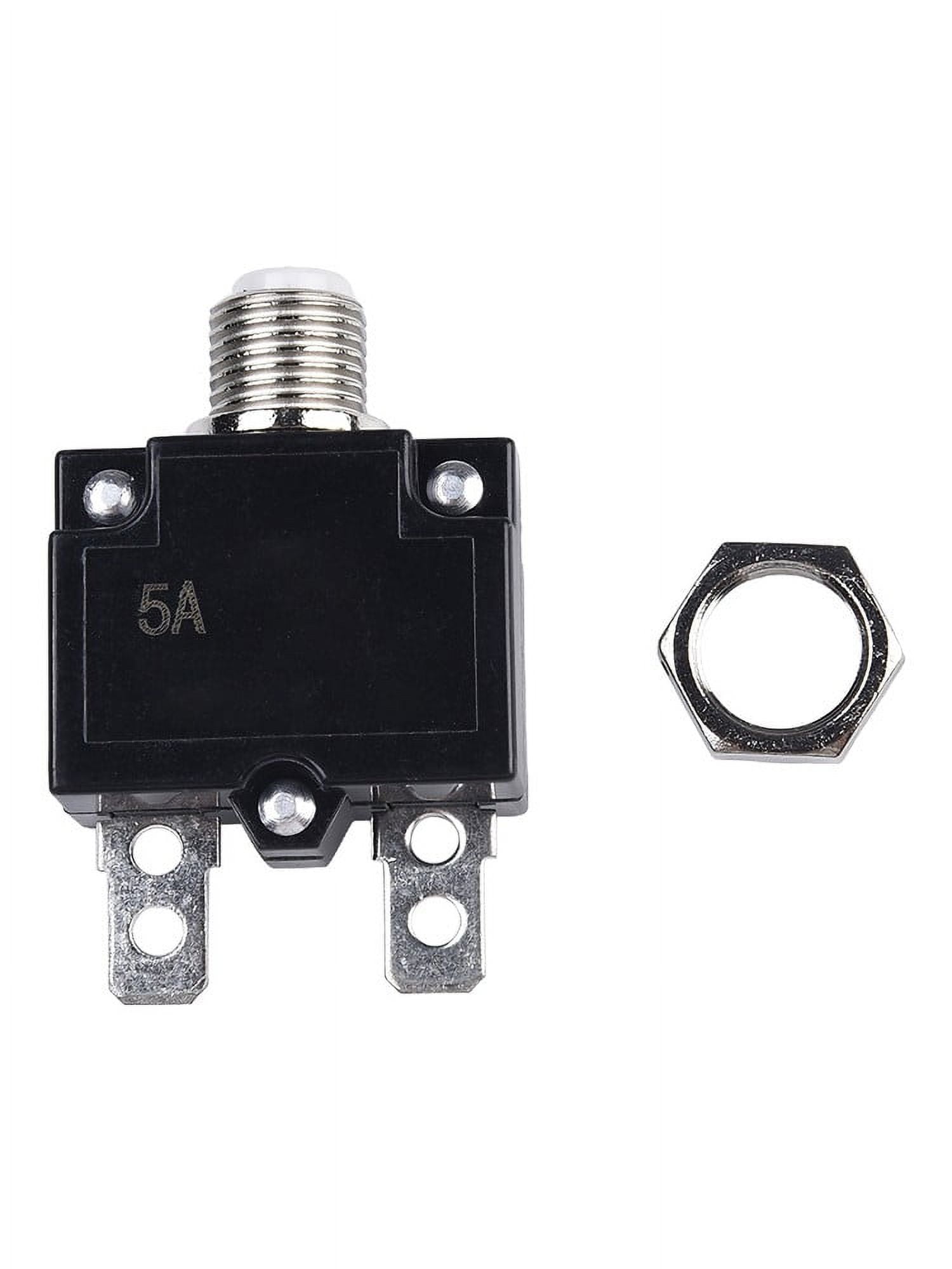 5A/10A/15A/20A/30AMP Resettable Circuit Breaker Panel Overload ...