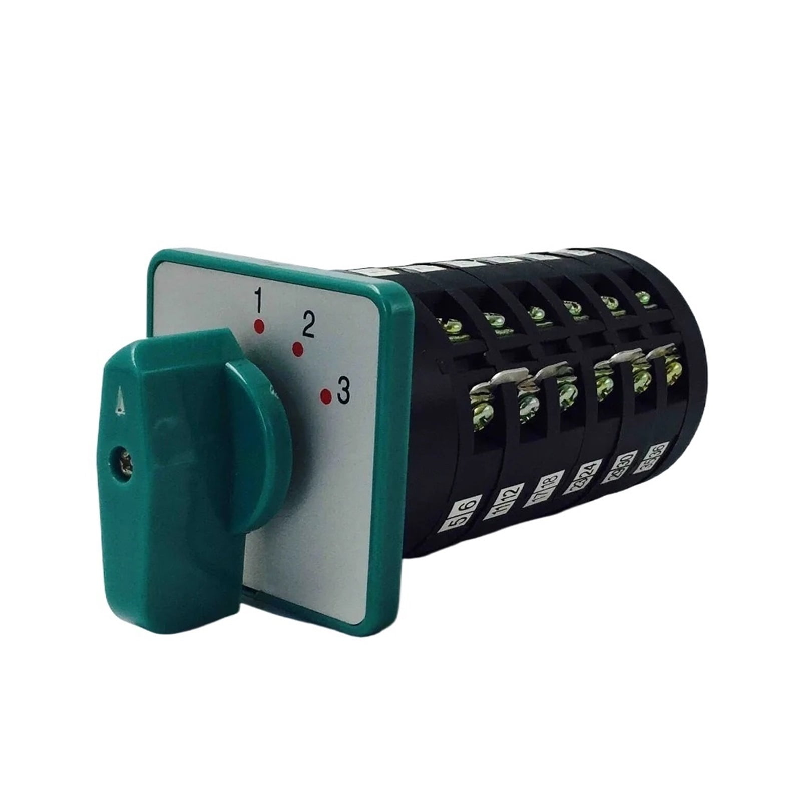 5A 380V Rotary Cam Switch 3 Position 6 Poles 36 Terminals Main ...