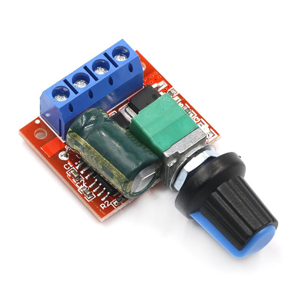 5A 90W PWM Motor Speed Controller Module DC 5V-35V Adjustable Voltage Regulator - Walmart.com