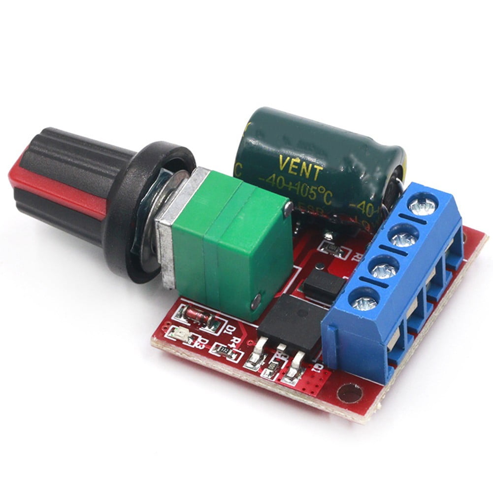 5A 90W Pwm Motor Speed Controller Module Dc 5V-35V Adjustable Voltage ...