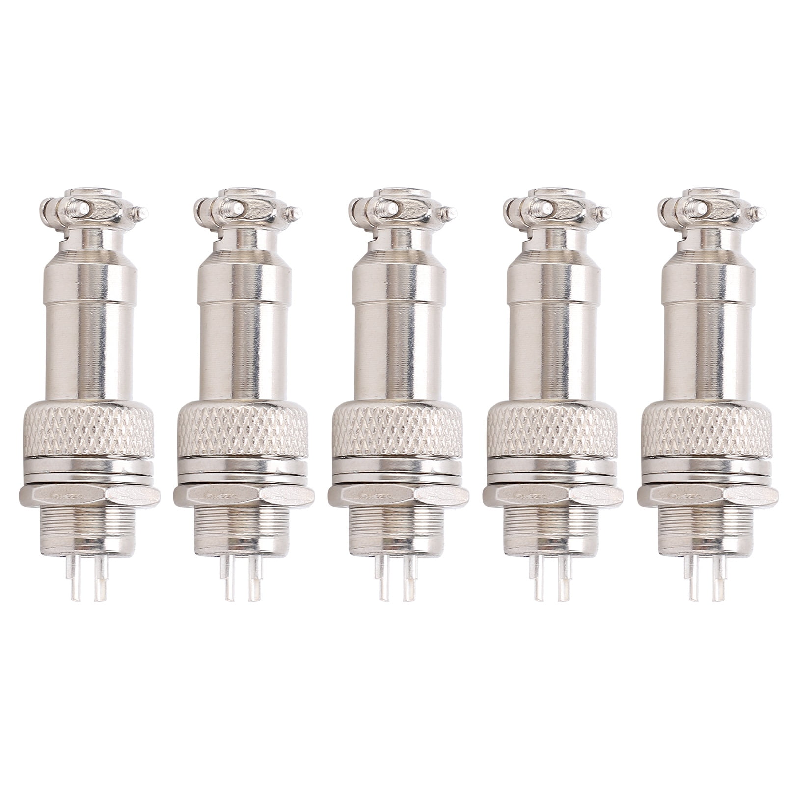5A GX12 450V 4-Pin Metal Aviation Plug Connector, Male & Female Wire ...