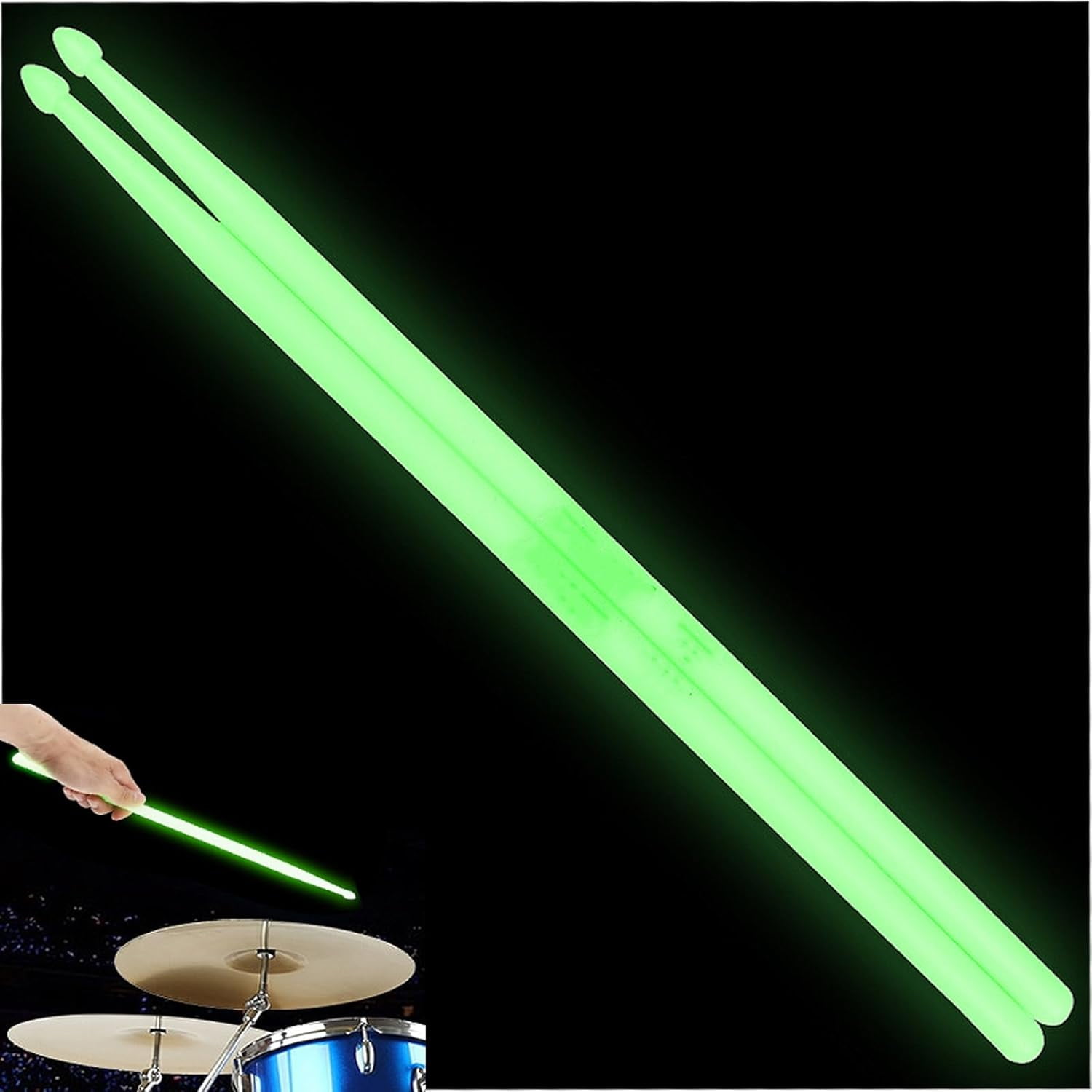 5A Luminous Light Up Drum Sticks, Luminous Light Up Drumsticks, Bright ...