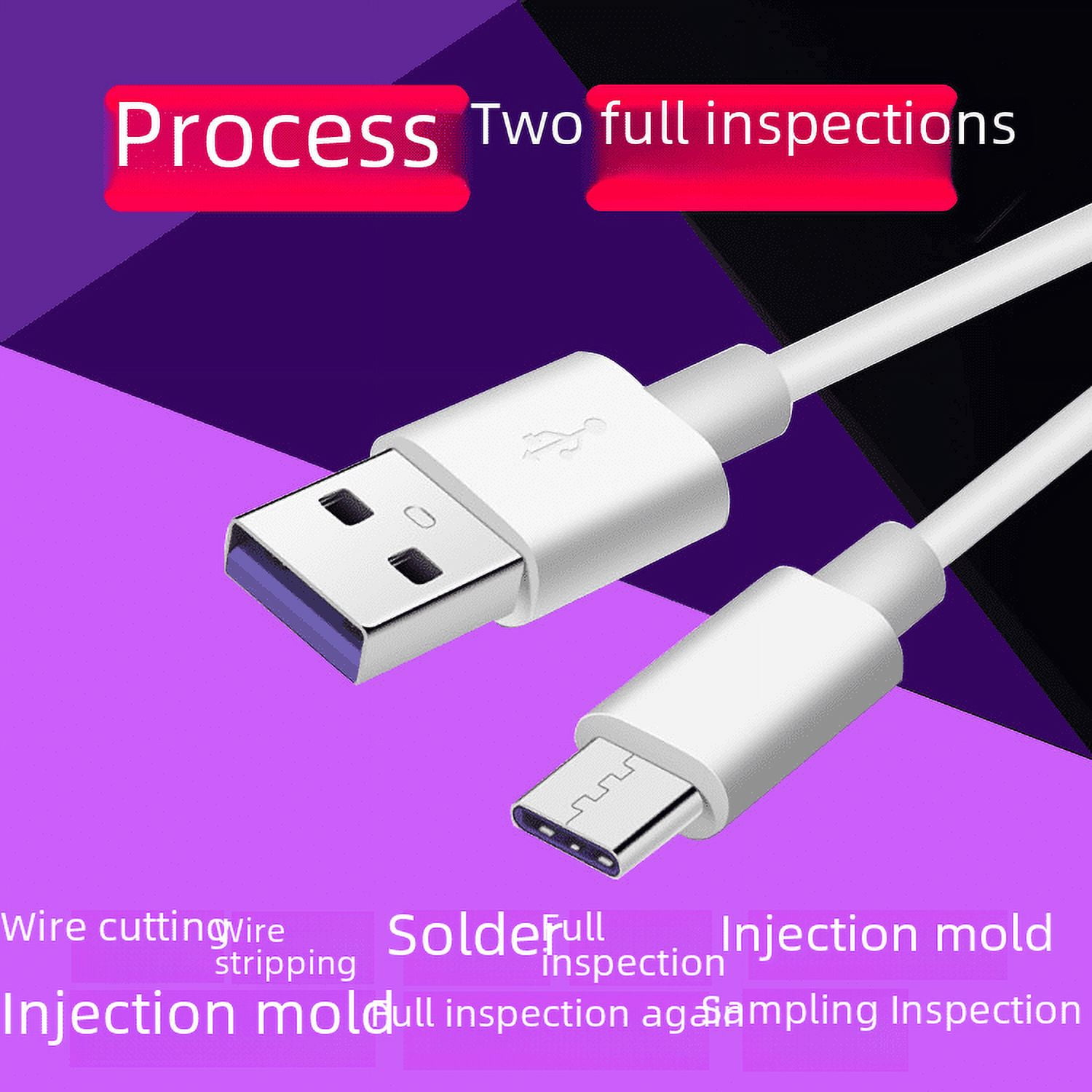 5A data line type-c super charging line suitable for Huawei Mate10/20 P30 pro fast charging line ...