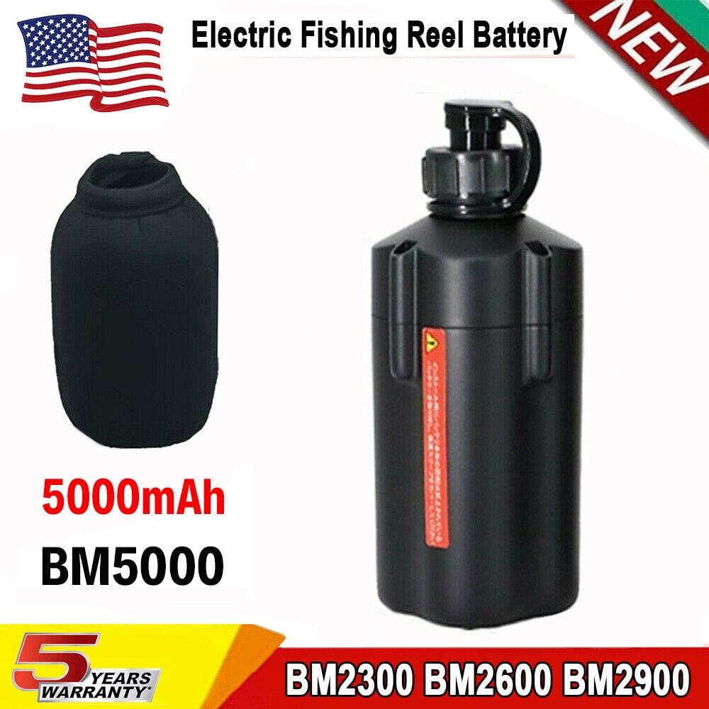 5Ah For Daiwa Electric Fishing Reel Battery BM5000 BM2900 2300 Tanacom ...