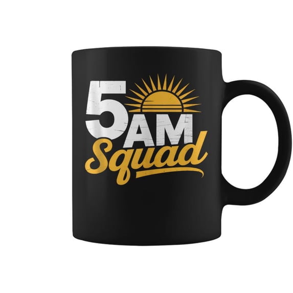 5Am Squad Workout Gym Motivation Fitness Matching Coffee Mugs - Walmart.com