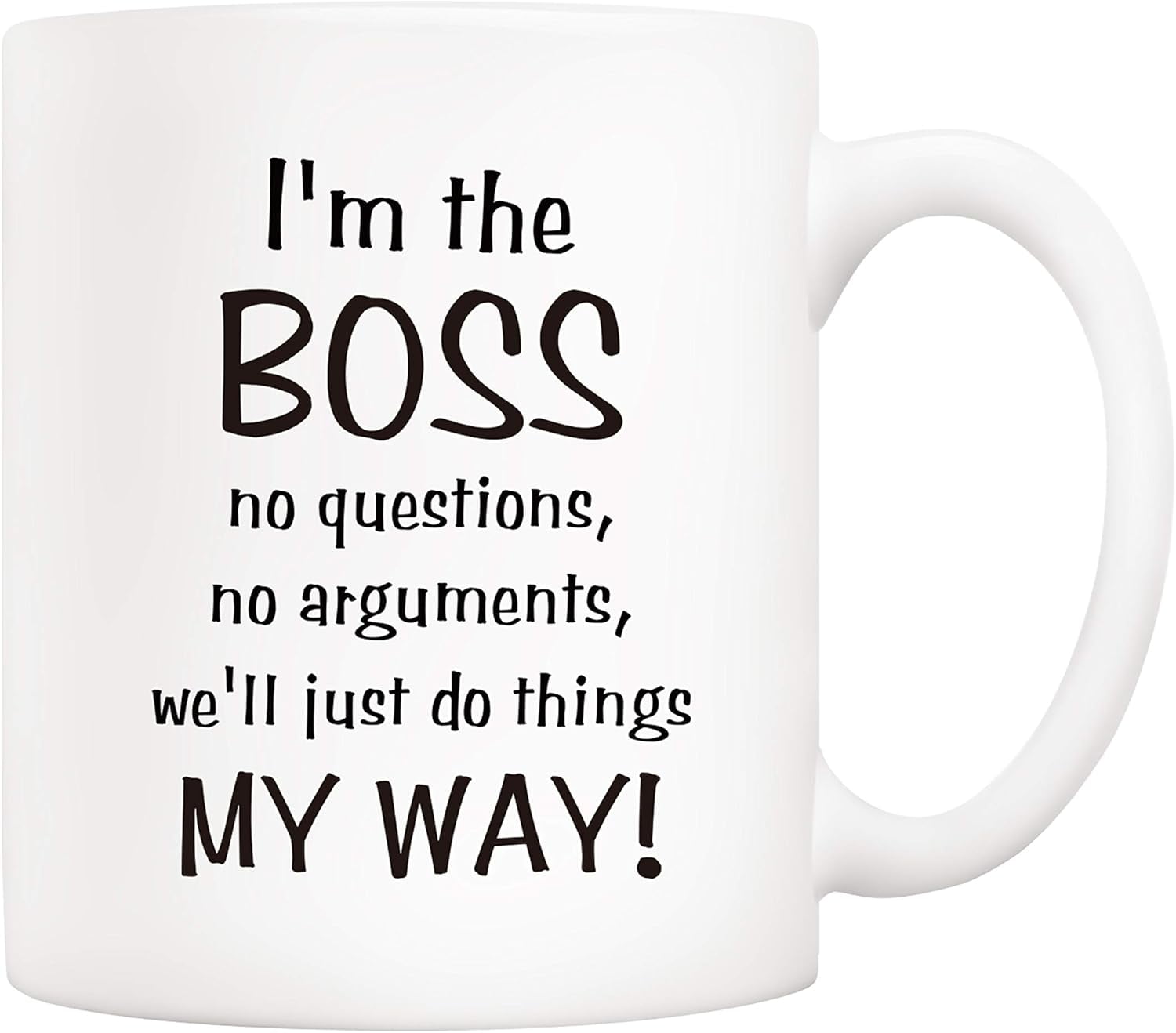 5Aup Bosses Day Funny Boss Office Coffee Mug Christmas Gifts from Co ...