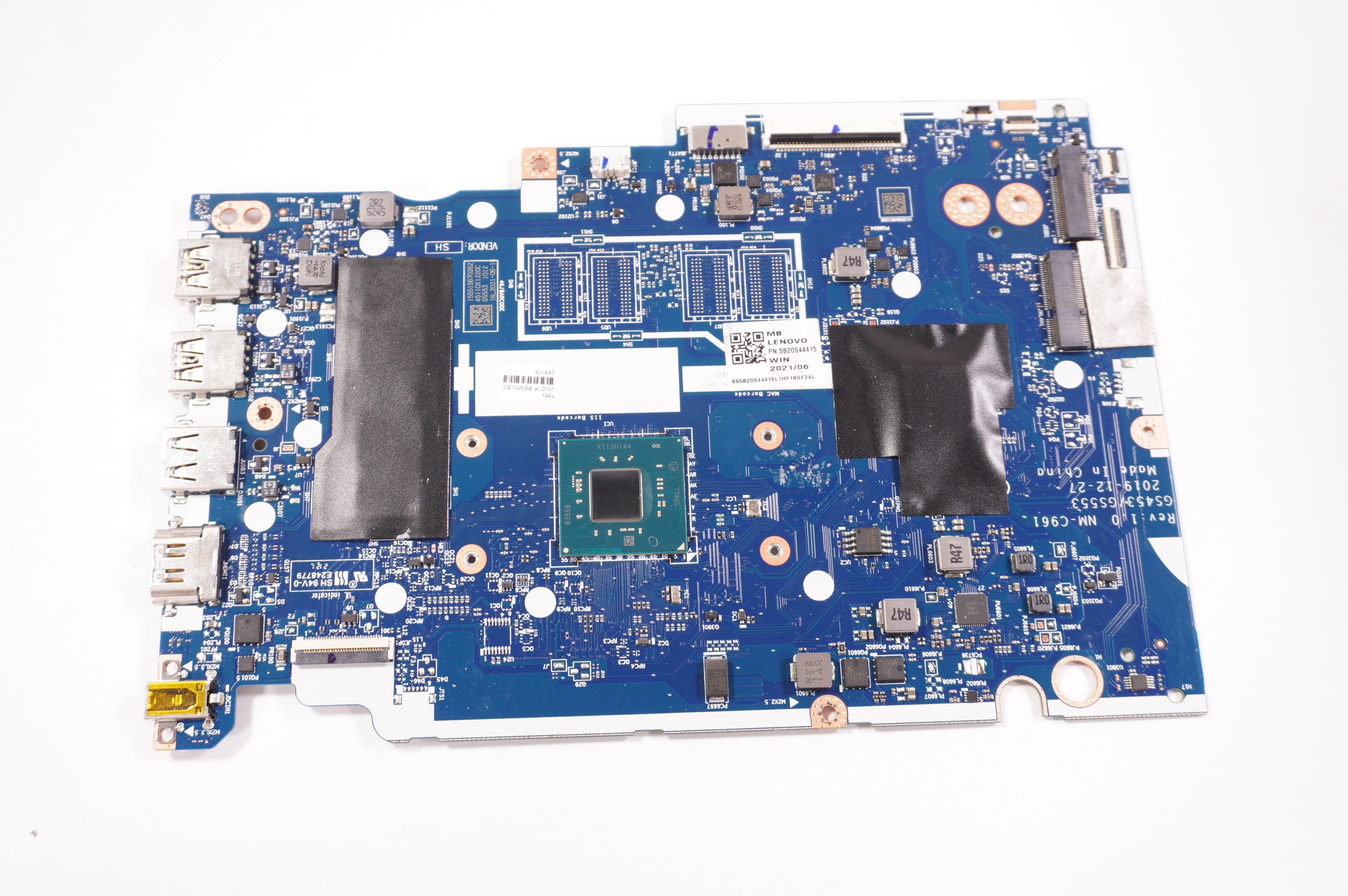 5B20S44415 Lenovo Intel N4020 4GB MOTHERBOARD 81WQ IDEAPAD 3-15IGL05 ...