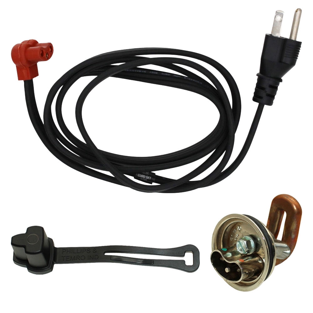 5B611 Engine Block Frost Plug Heater Fits Kubota Various - Walmart.com