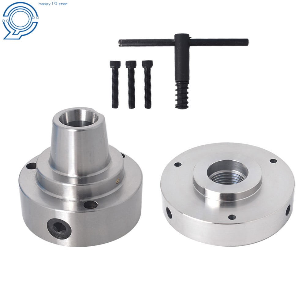 5C 5inch Collet Lathe Chuck Closer With Semi-finished Adp.1-1/2" x 8 ...