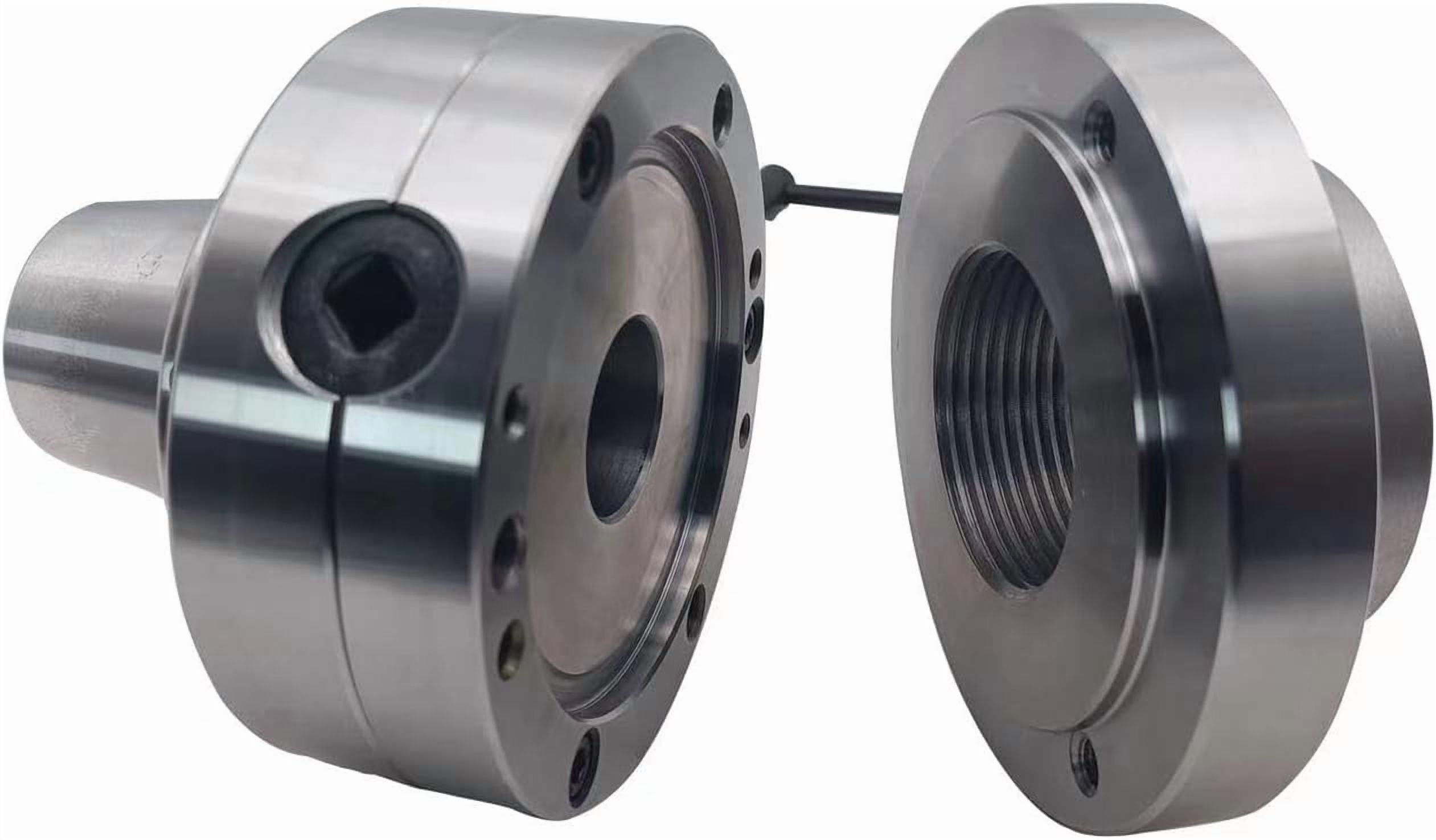 5C Collet Chuck,5C Holder W.Semi-finished Adapter.2-1/4" x 8 Thread for ...