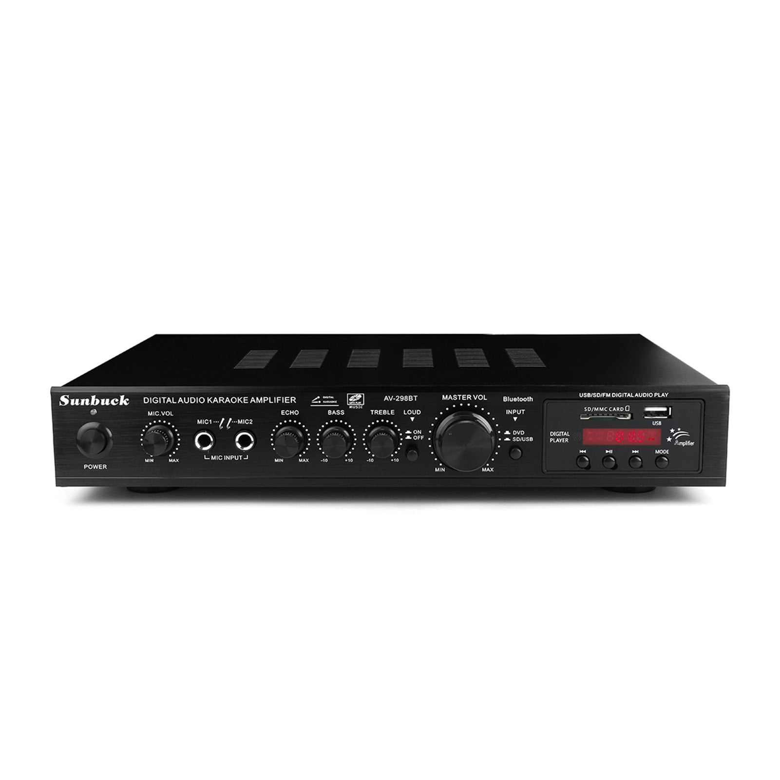 5CH Bluetooth Amplifier Stereo AV Power Surround Bass Car Audio ...