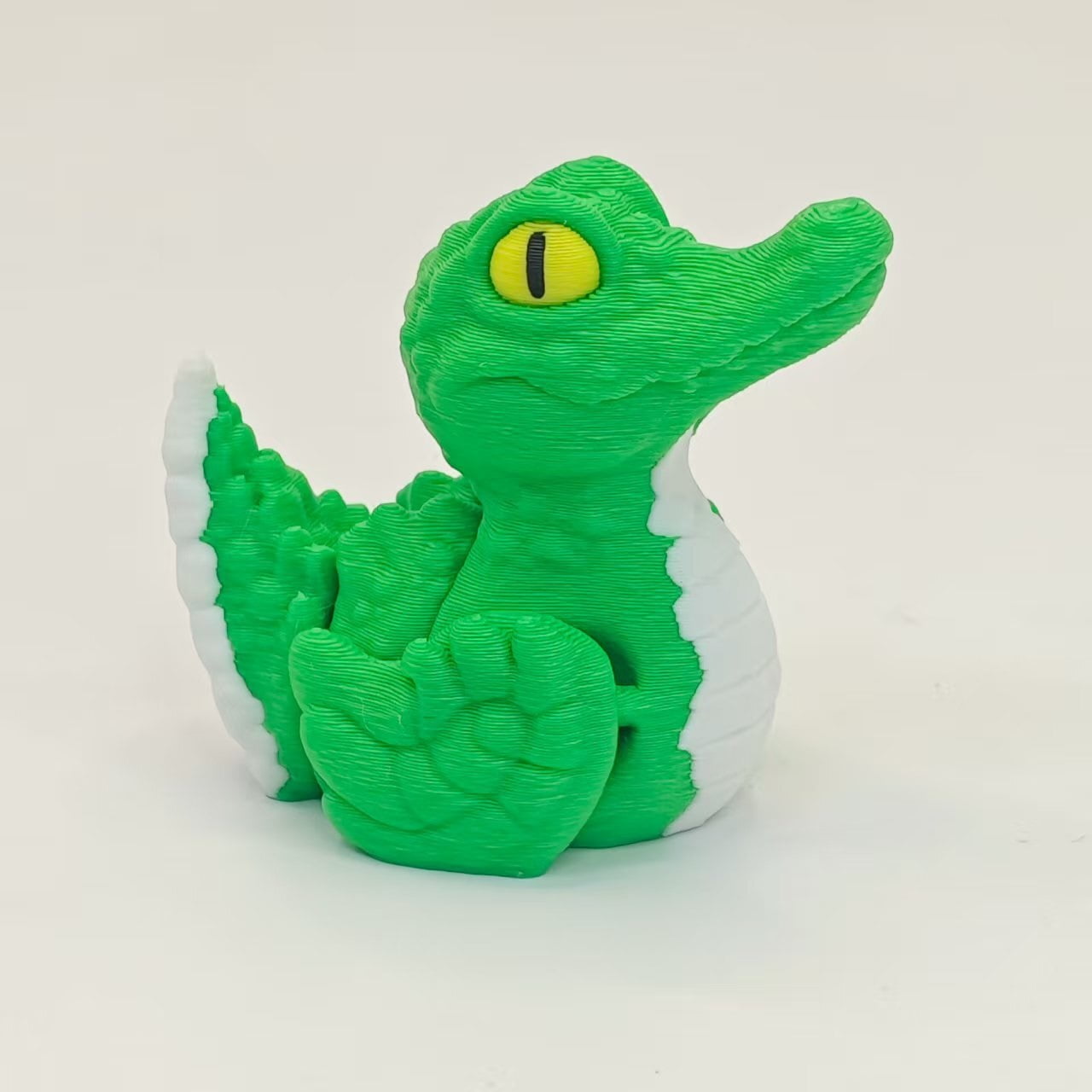 5CM 3d printed crocodile Duck whimsical series of creative figurines ...