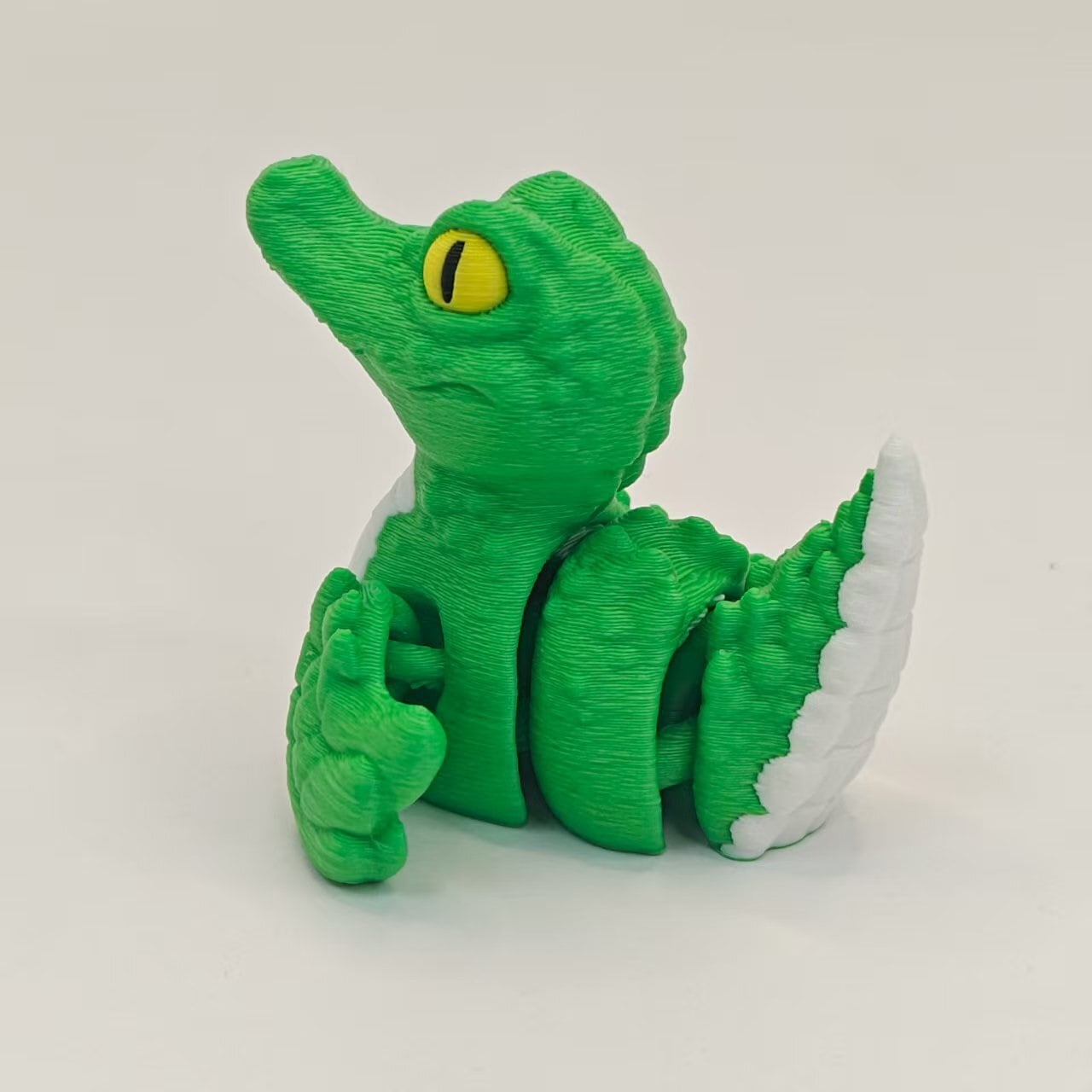 5CM 3d printed crocodile Duck whimsical series of creative figurines ...
