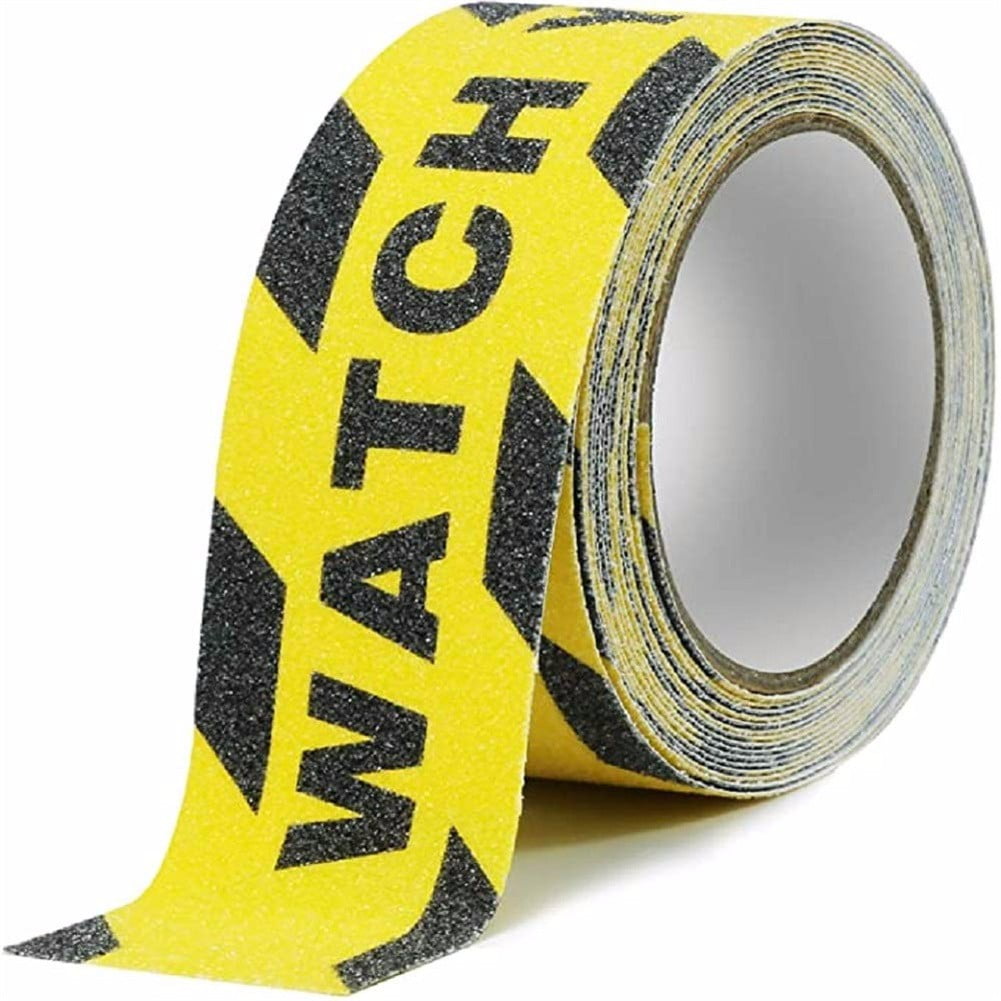 5CM*5M Warning Safety Stickers Watch Your Step Warning Sticker Stairs ...